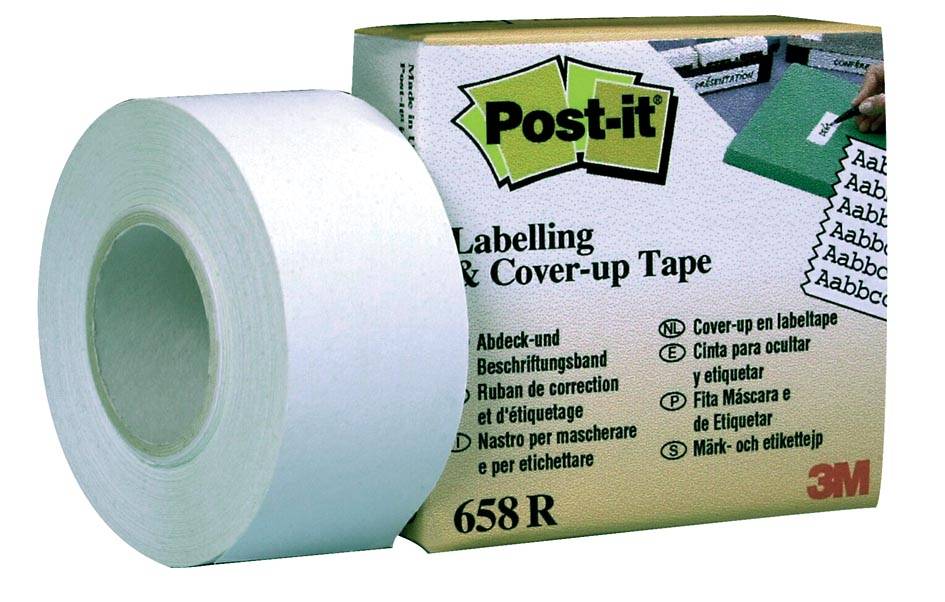Post-it correctietape 25 mm met afroller, op blister | OfficeNext